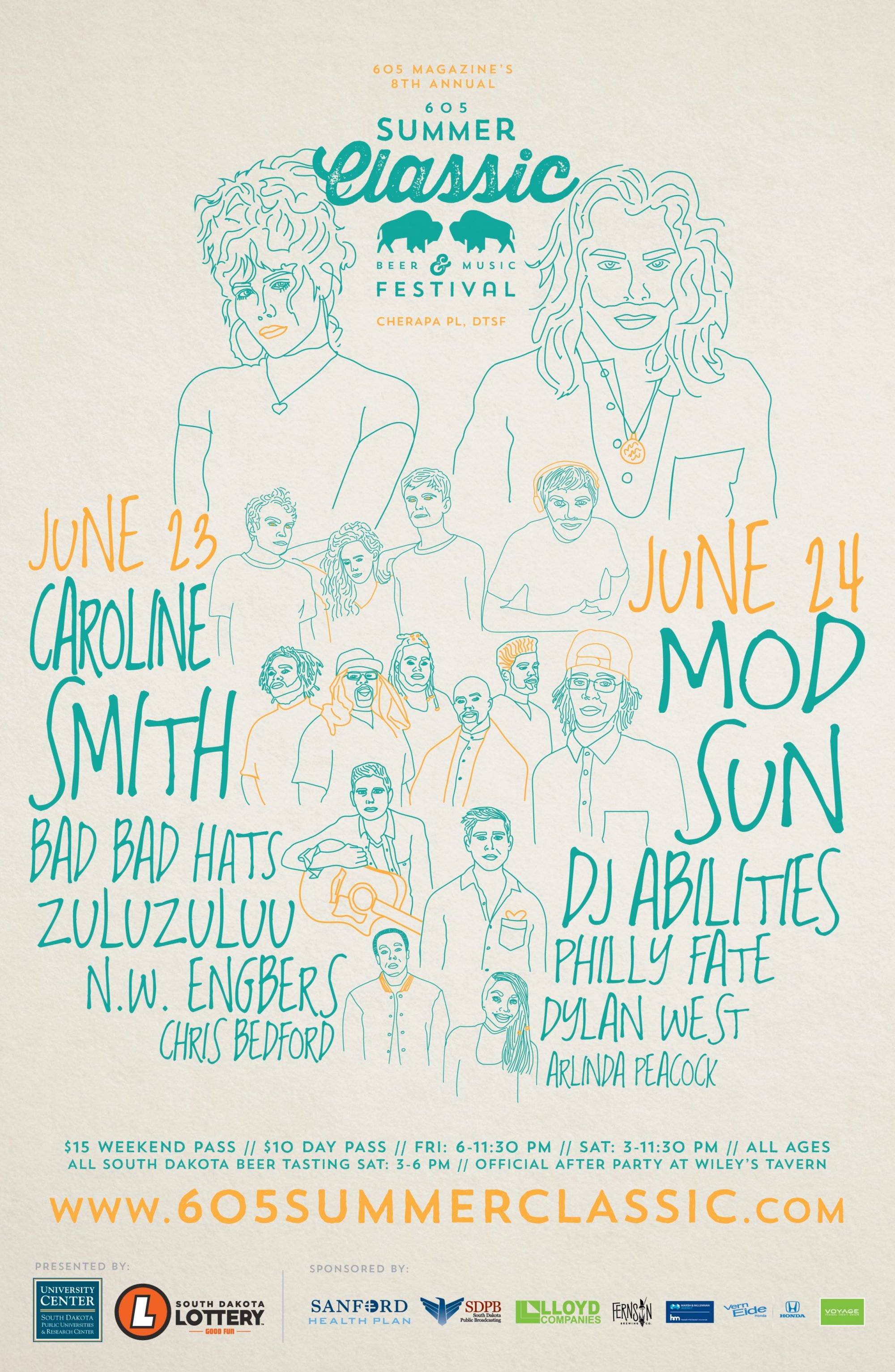 Past Lineups | 605 Magazine